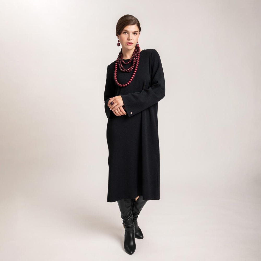 Nata knit dress, ecru