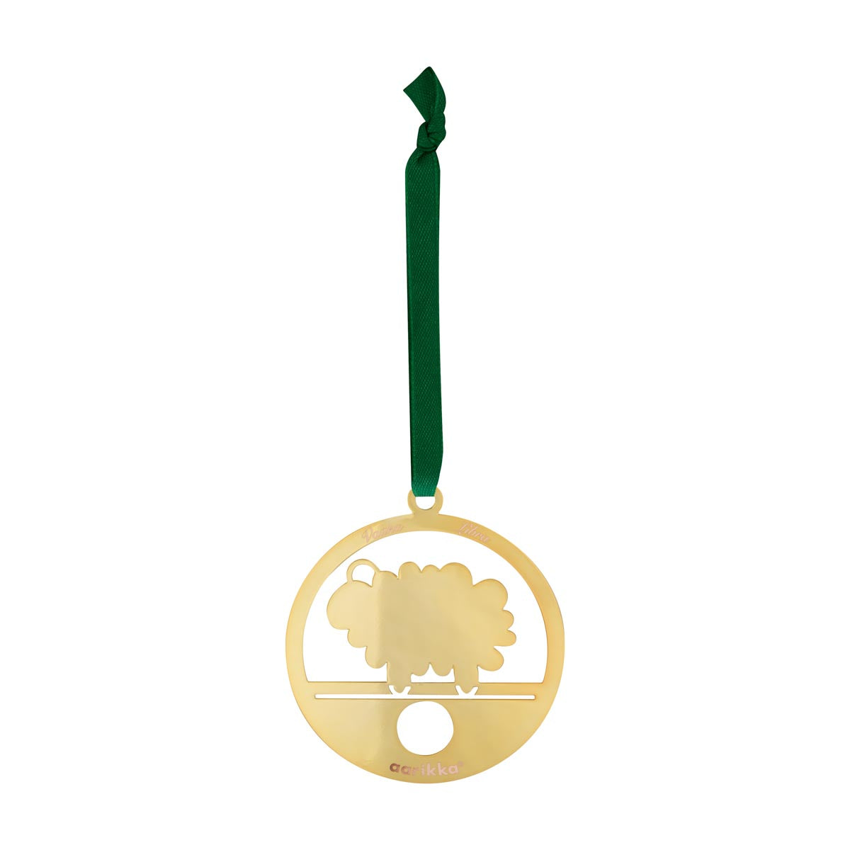 Ram Ornament, Libra, gold