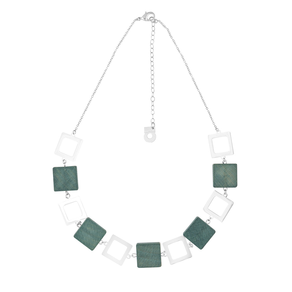 Adele necklace, teal